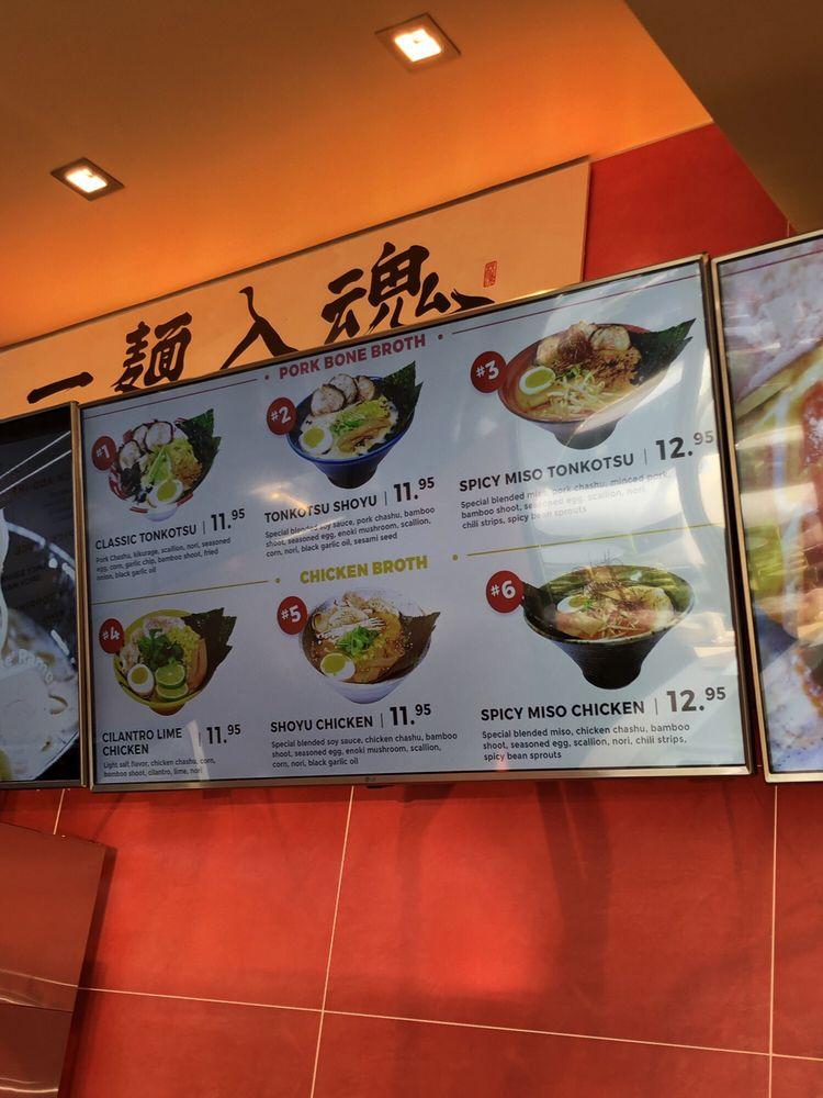 Menu at Poke Ramen Asian Soul Kitchen restaurant, Davie