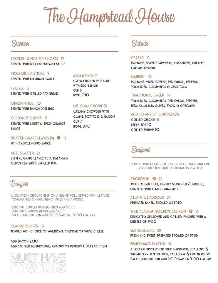 Menu at N/A desserts, Methuen