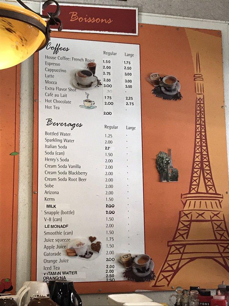 Menu at Crêpes Ooh La La restaurant, Walnut Creek
