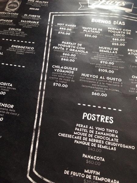 Menu at Jars restaurant, Acapulco, Calle Piloto Antón de Alaminos ...