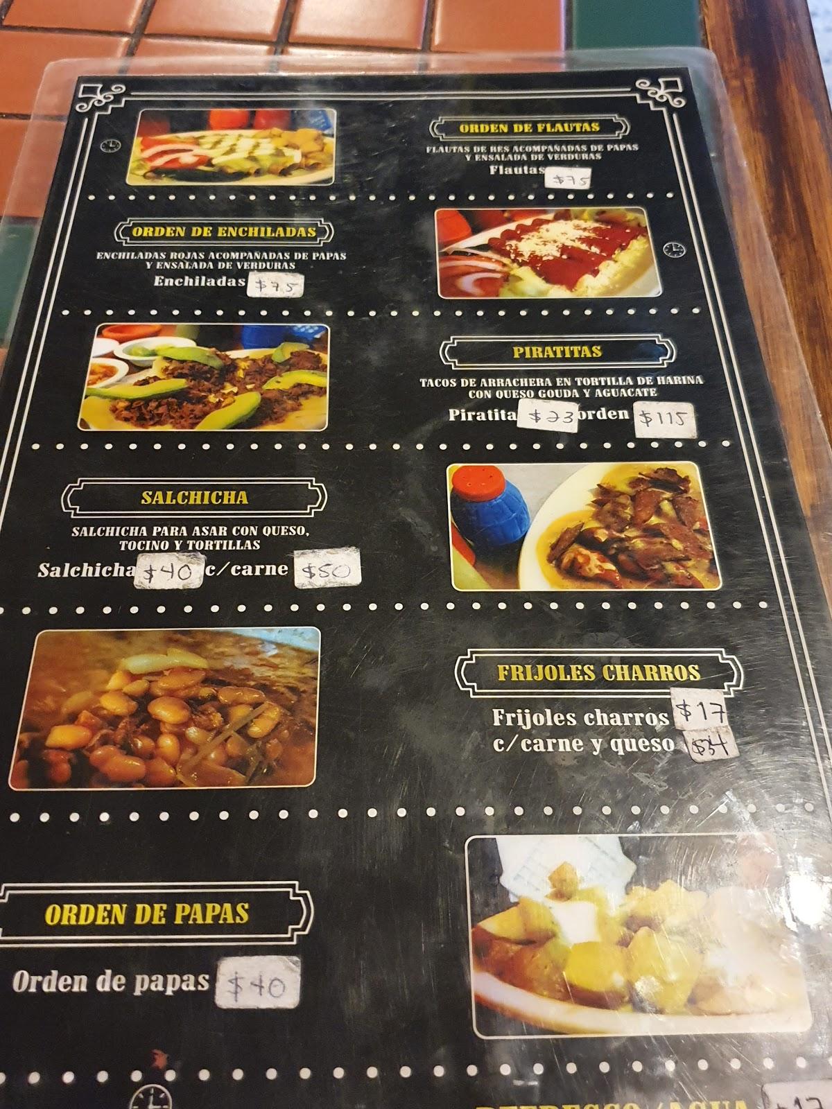 Carta del restaurante Midas Antojitos, Monterrey, Av. Félix U. Gómez 1305