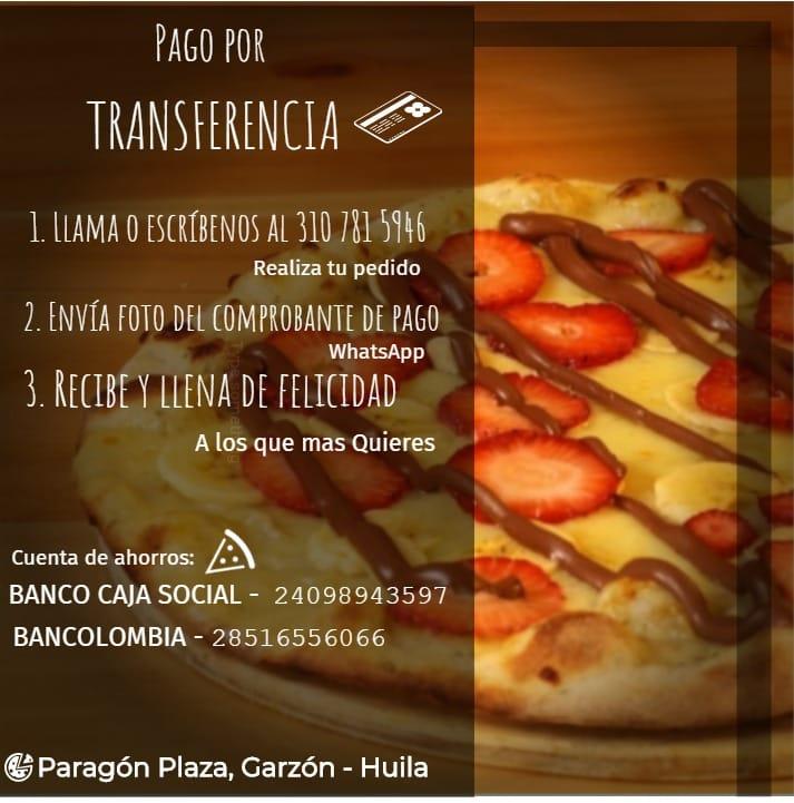 Menu at PARAGON PLAZA restaurant, Garzón