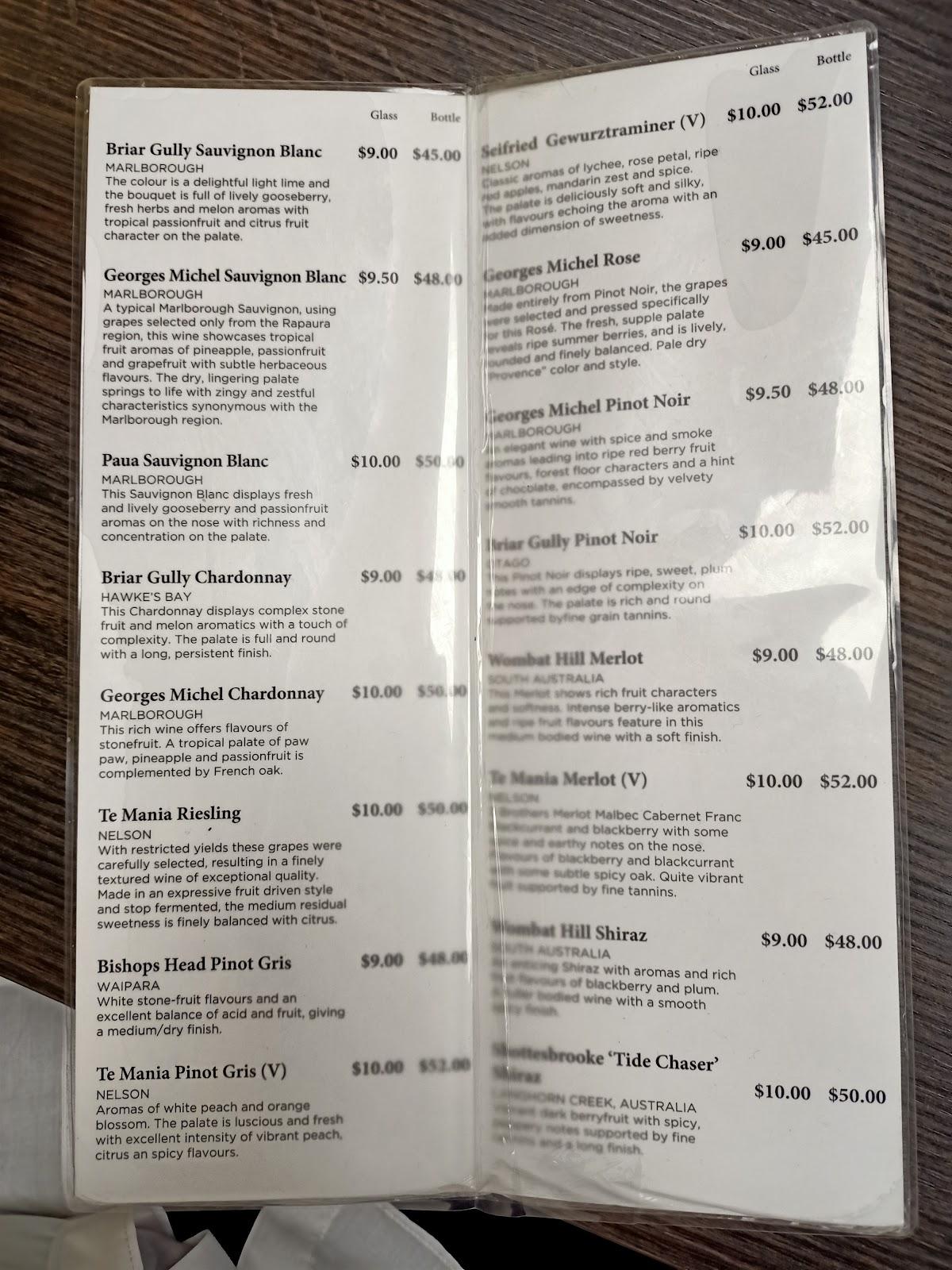Menu at Punjab Indian Tandori Restaurant, Timaru