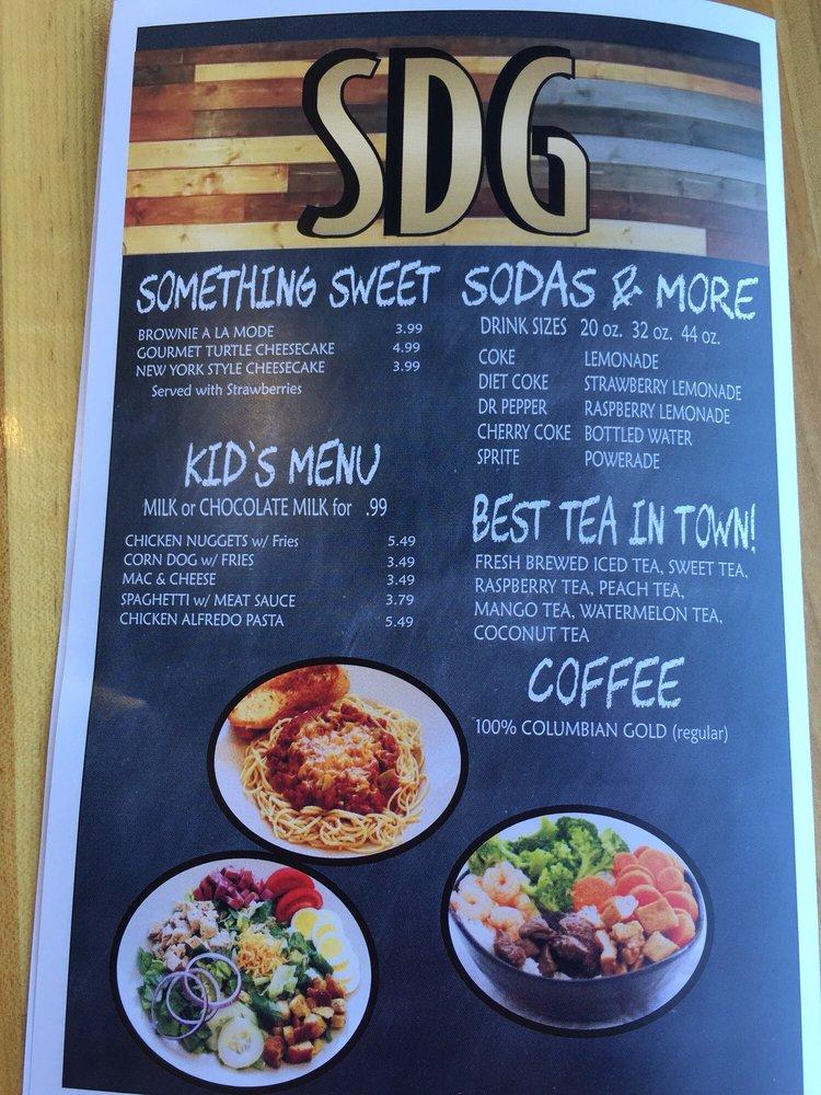 Menu at Something Different Grill - 50th restaurant, Lubbock