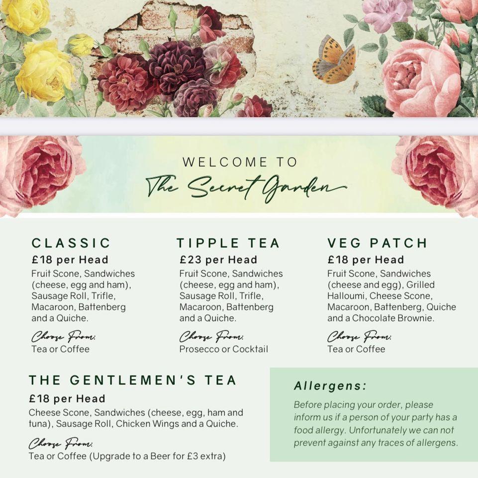Menu at The Prickly Pear Bistro restaurant, Middlesbrough, The T A D Centre