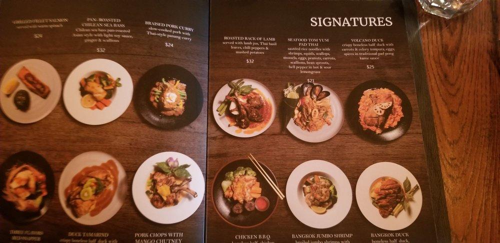 Menu at Thai 72 pub & bar, West New York