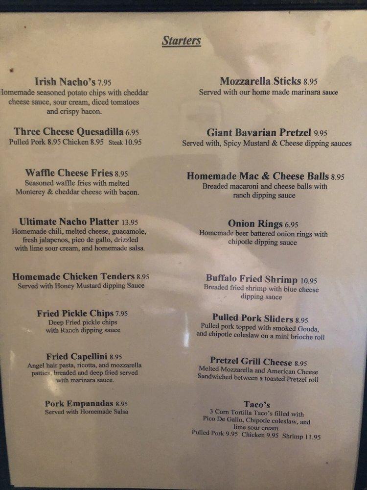 Menu at The Dogwood Inn pub & bar, Franklin Square