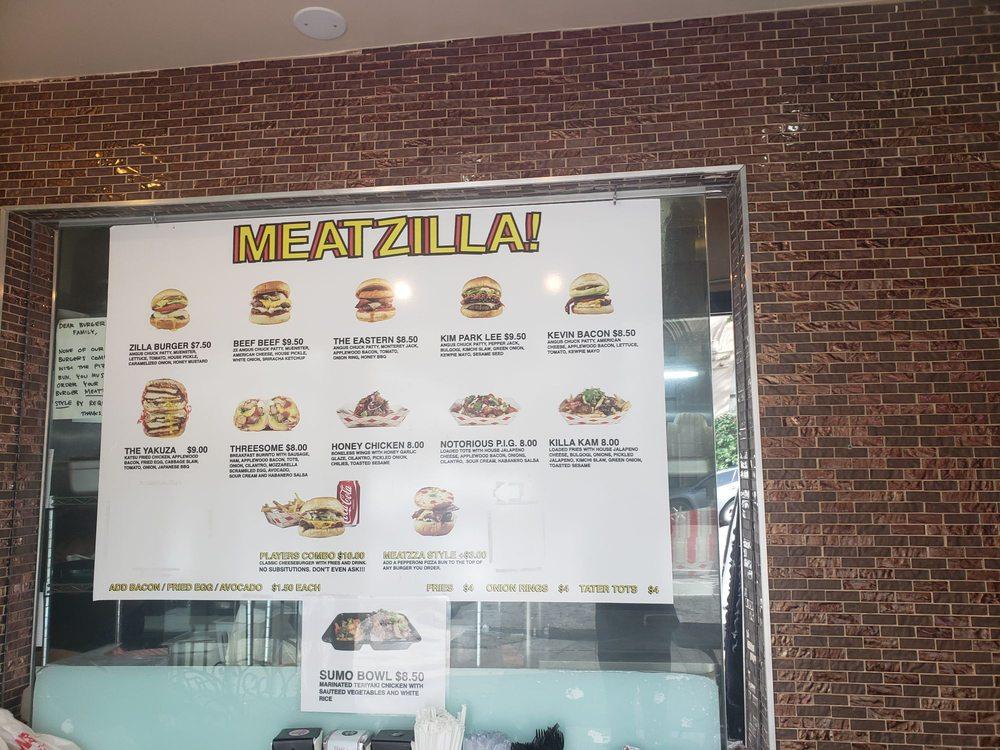 Menu at ABC Chinese Fast Food, Los Angeles
