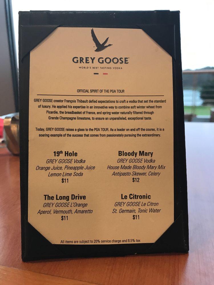 Menu at Cypress Grill restaurant, San Francisco