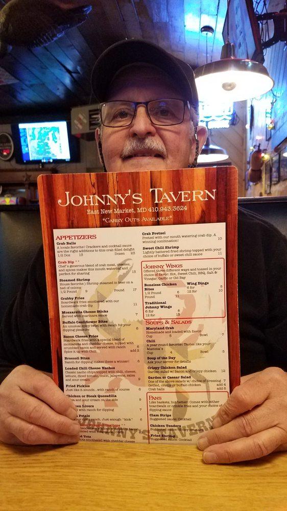 Menu at Johnny's Tavern pub & bar, East New Market