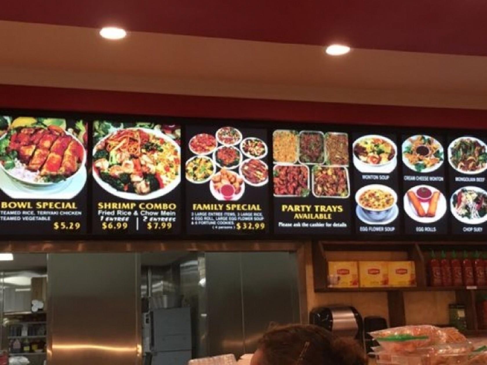 Menu at Mr You Express Chinese Food restaurant, Hemet