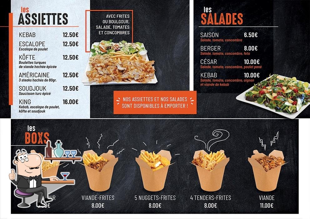 O'King Kebab-Naan-Tacos, Crest - Menu du restaurant, prix et avis