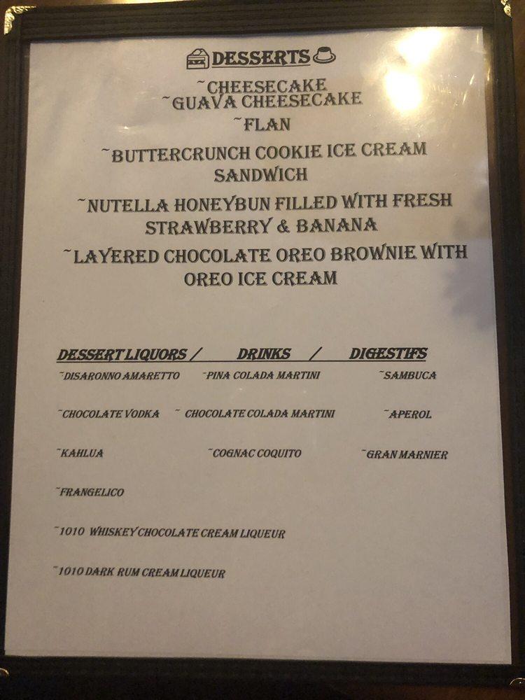 Menu at Counter & Bodega restaurant, New York City