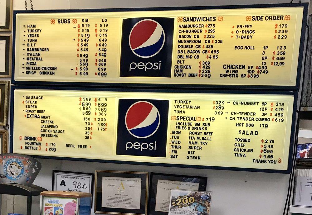 Menu at Mama Noi's Famous Hot Subs restaurant, Rockingham
