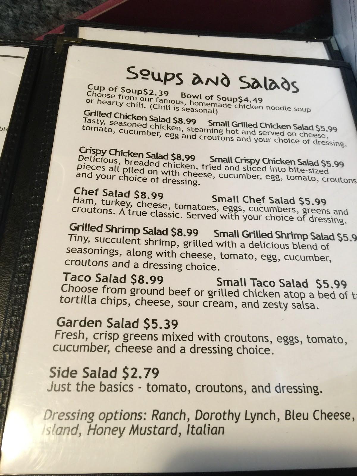 Menu at J D's Country Style Chicken restaurant, Hays