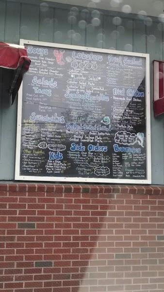 Menu at PJ's pub & bar, Wellfleet