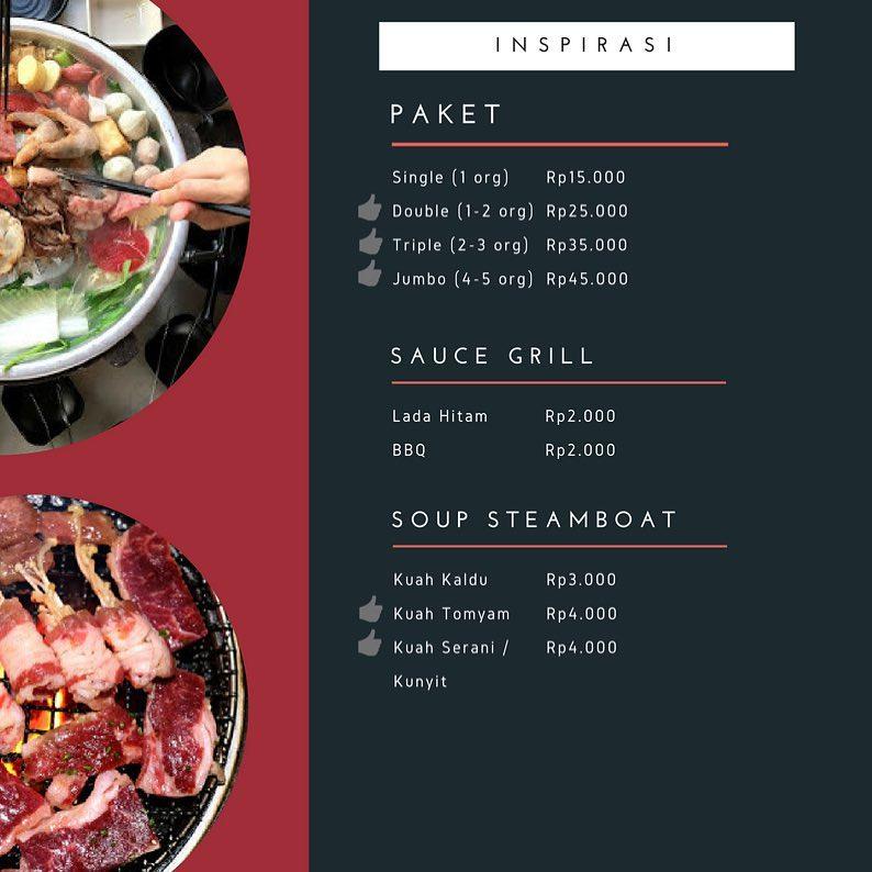 Menu at Angkringan solo pak Ahmad spesial jahe rempah restaurant ...