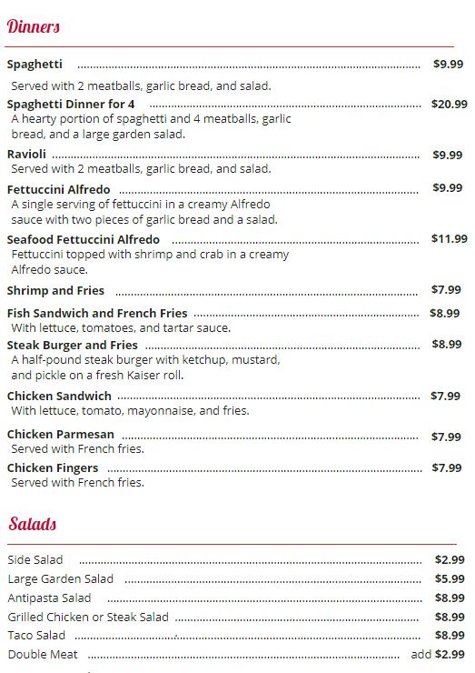 Menu at Pizzas By Marchelloni - W Middlesex pizzeria, West Middlesex, 9 ...