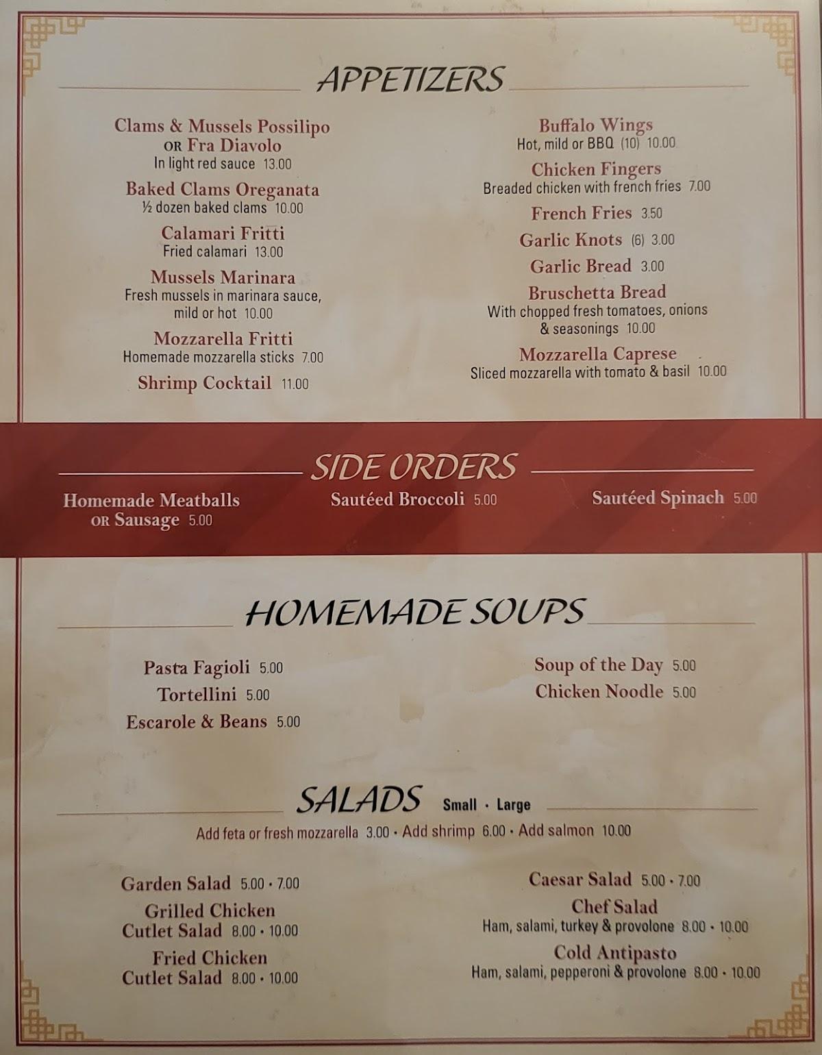 Menu at Albella Restaurant, Monticello