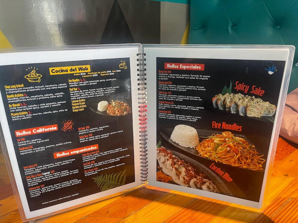 Carta del restaurante KOTORI WOK, Tijuana
