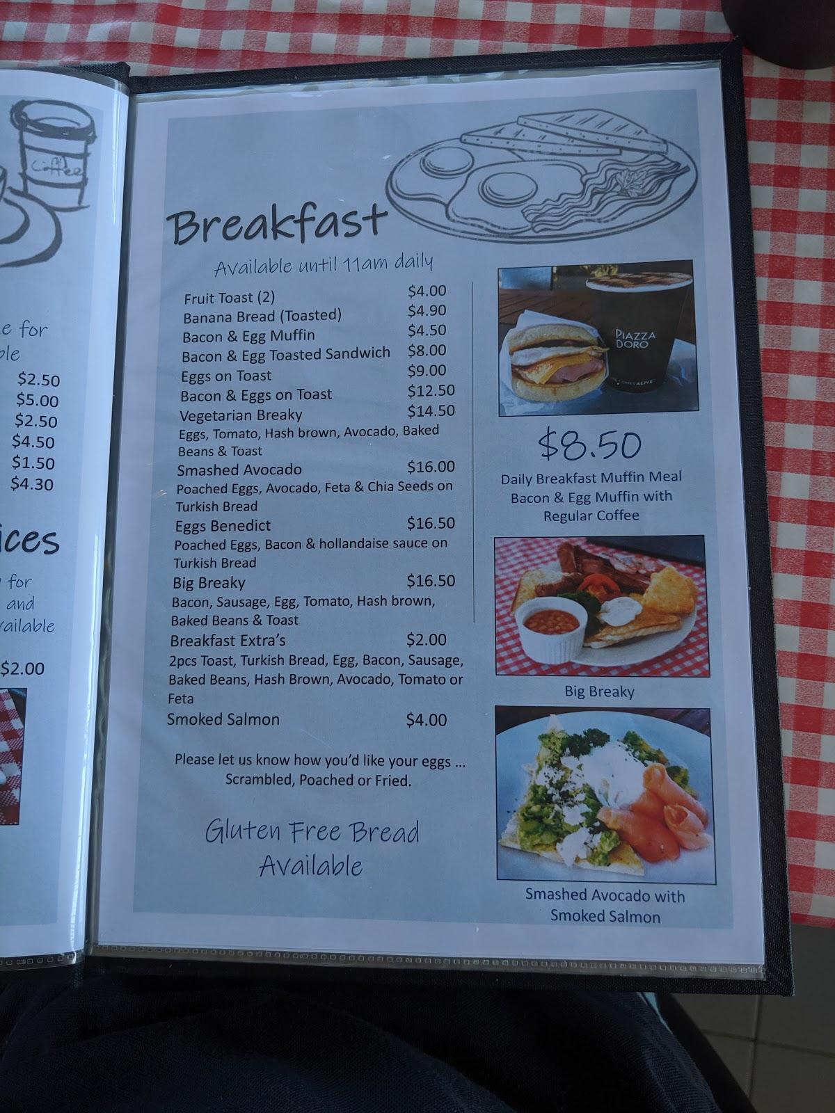 Menu at Debbie's Seafood - Retail Superstore restaurant, Slade Point