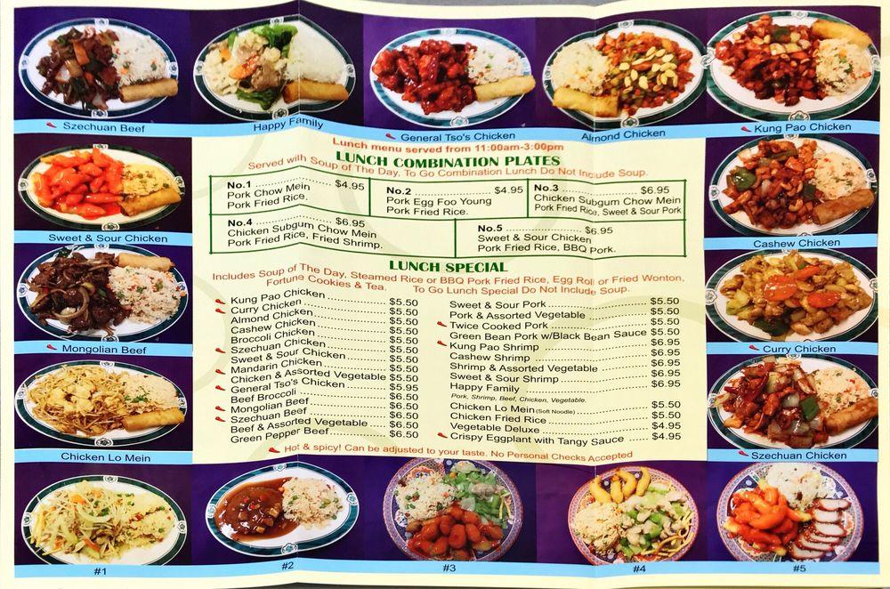 Carta del restaurante Hong Kong House and Lounge, Salem