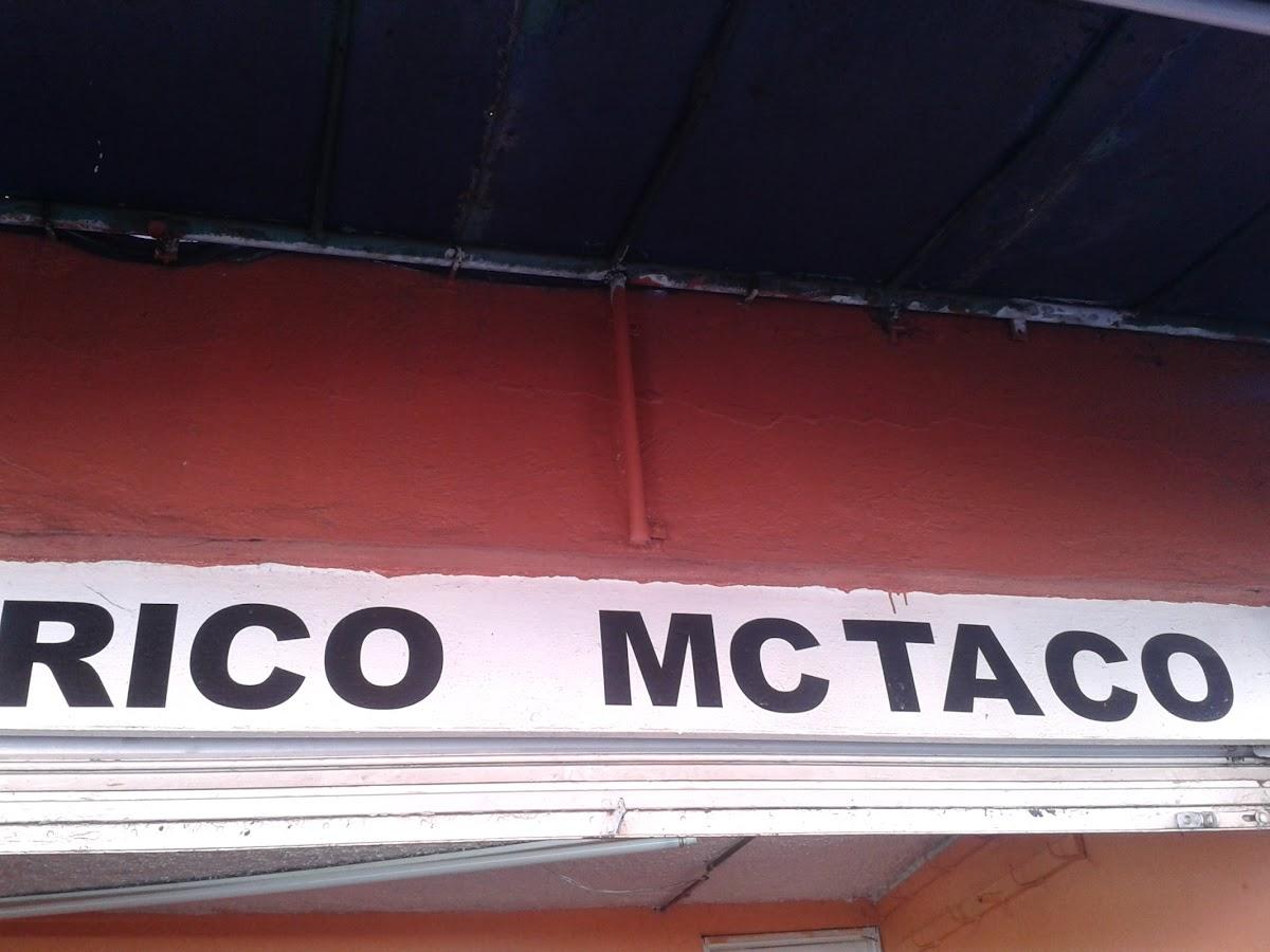 RICO MC TACO restaurant, Mexico City, ESQUINA MERCURIO - Restaurant reviews