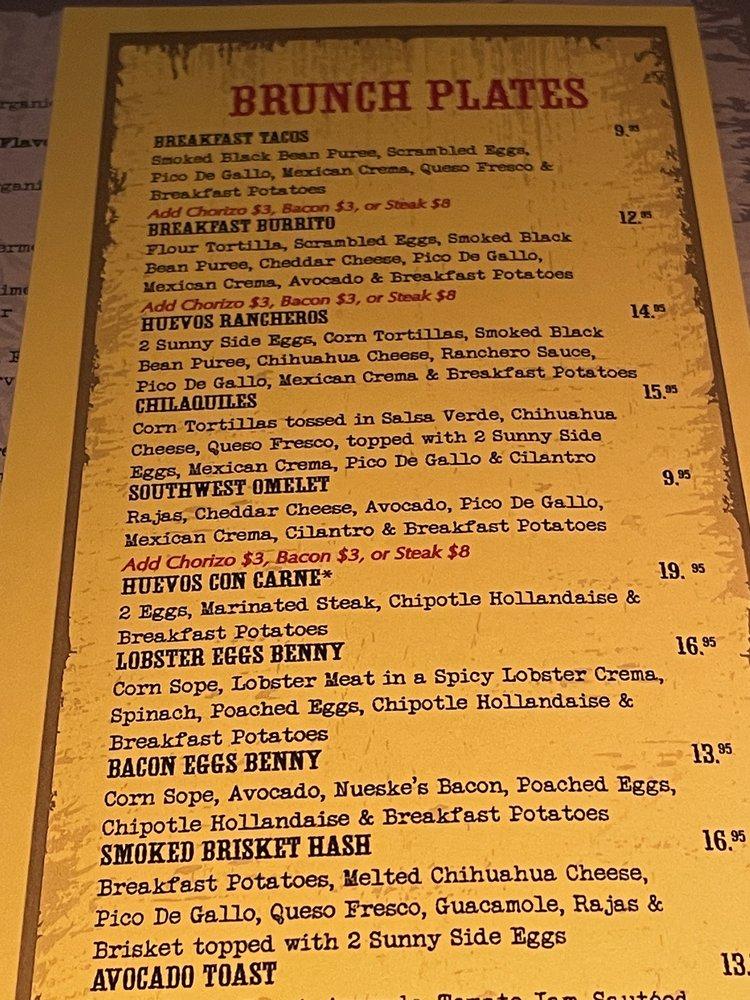 Menu at Calaveras Cantina pub & bar, Boca Raton