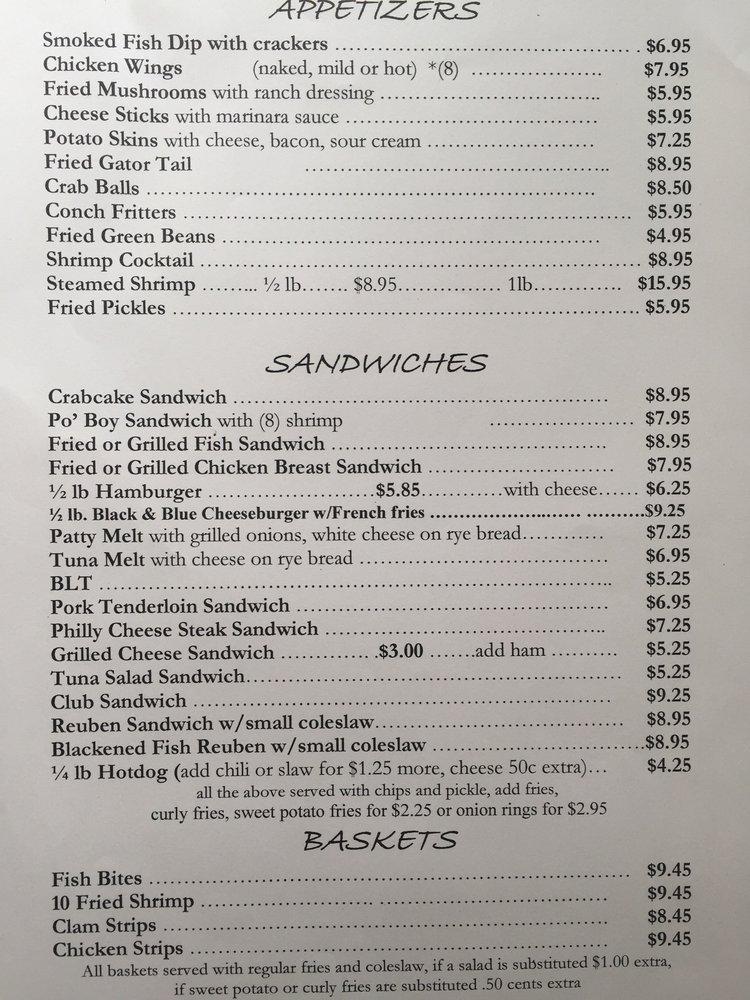 Menu at Shrimp R Us & More restaurant, Welaka, 765 3rd Ave