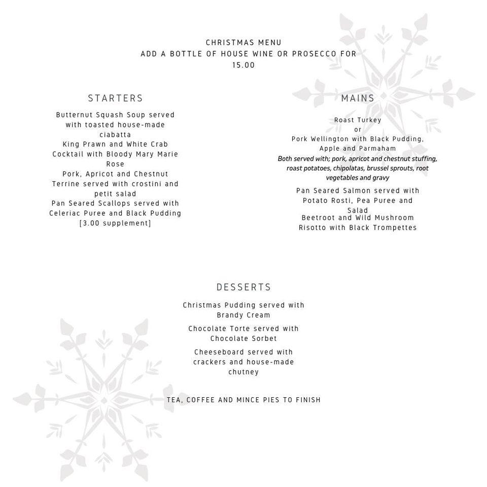 Menu at The Clovenfords Hotel pub & bar, Galashiels