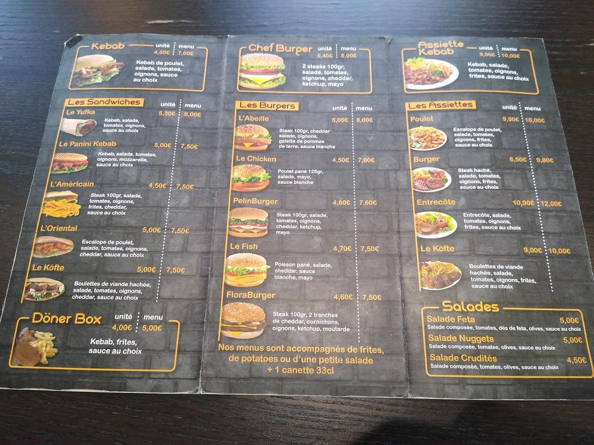 Menu at LE POINCARE restaurant, Cernay