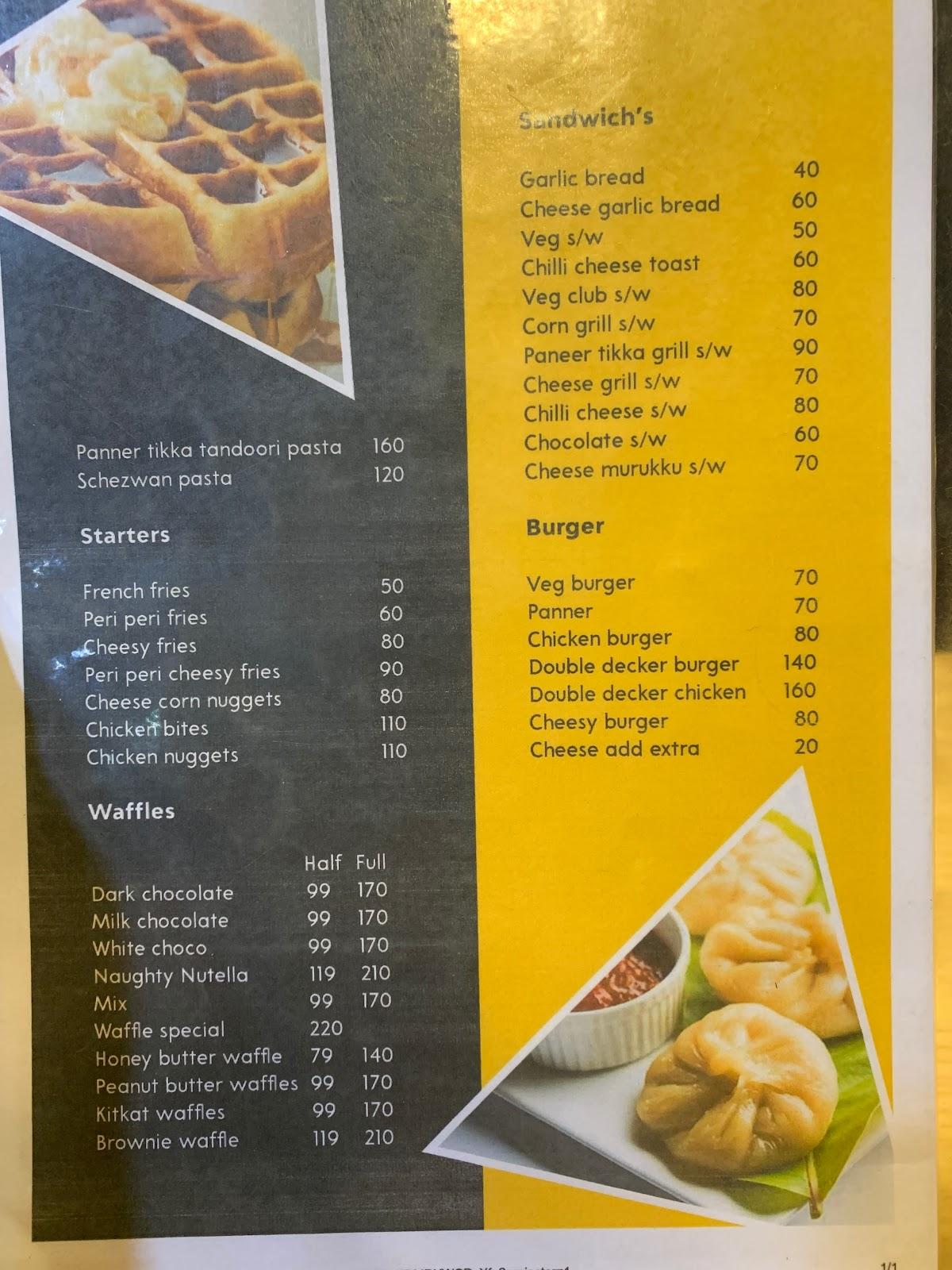 Menu at Perfect sip - Cafe, Chennai