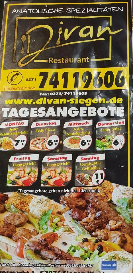 Menu at Divan Restaurant Siegen, Siegen