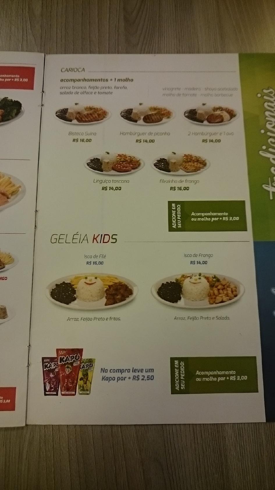 Menu em Geleia Burger restaurante, Santa Maria, QR 214 Conjunto A Lote ...