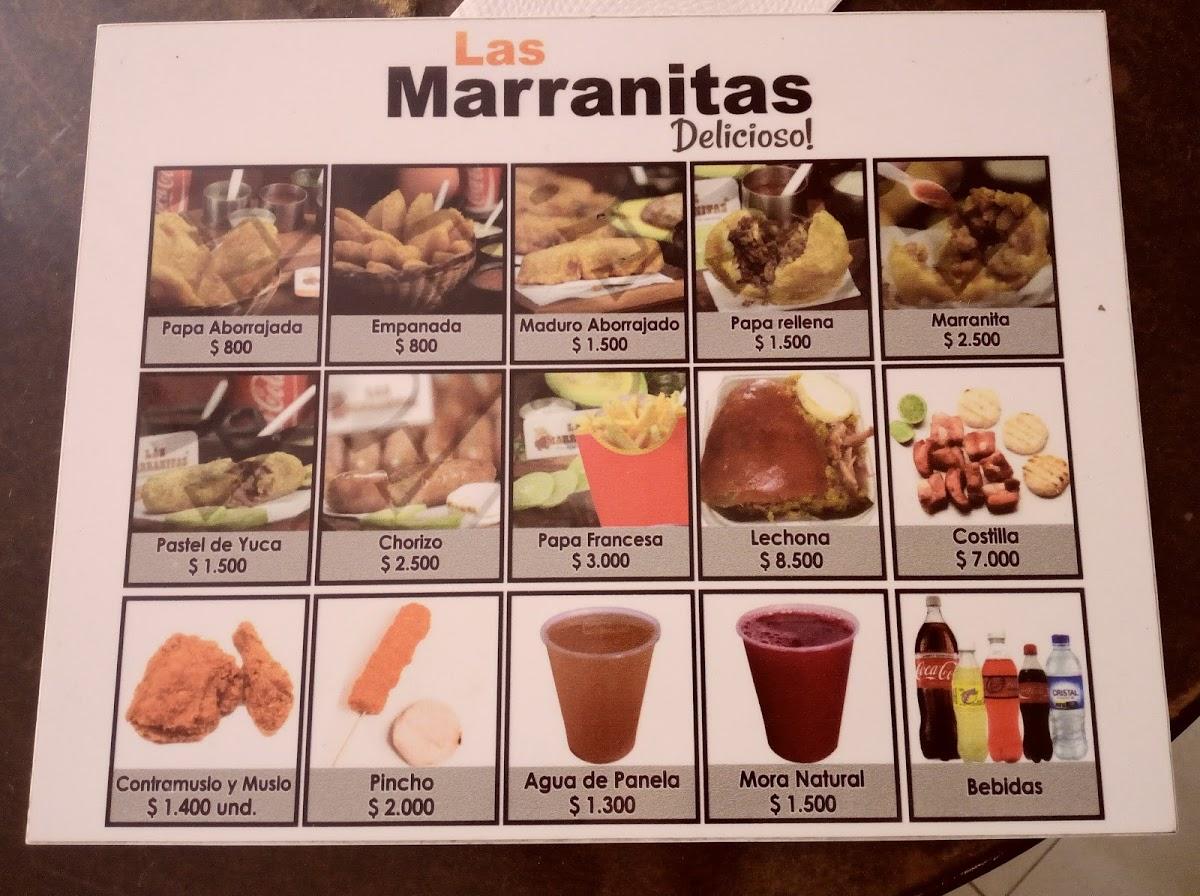 Menu at Las marranitas restaurant, Palmira, Cra 31 #2247