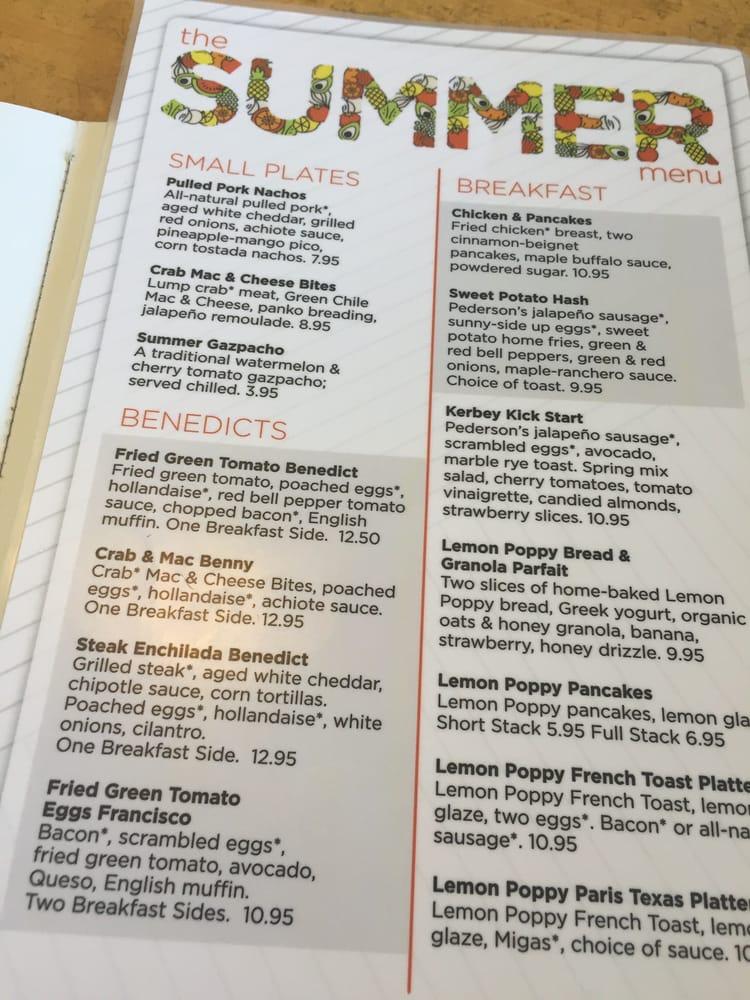 Menu at Kerbey Lane Cafe - South, Austin, S Lamar Blvd
