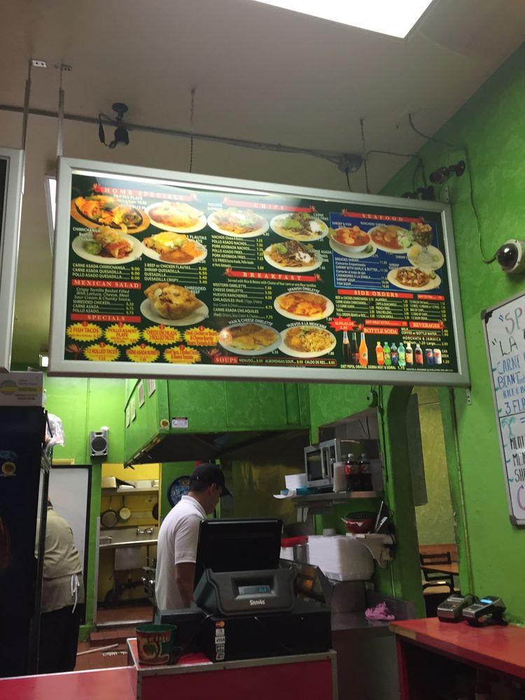Menu at La Posta De Acapulco restaurant, Spring Valley, Campo Rd