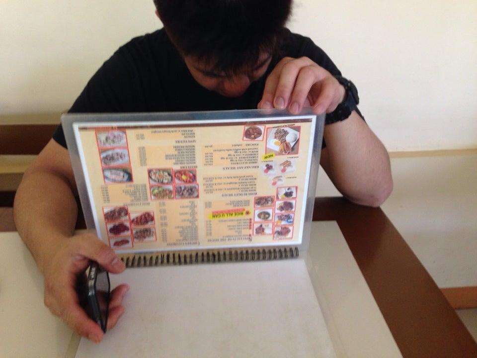 Menu at Rodolfo's Cuisine restaurant, Pagadian City