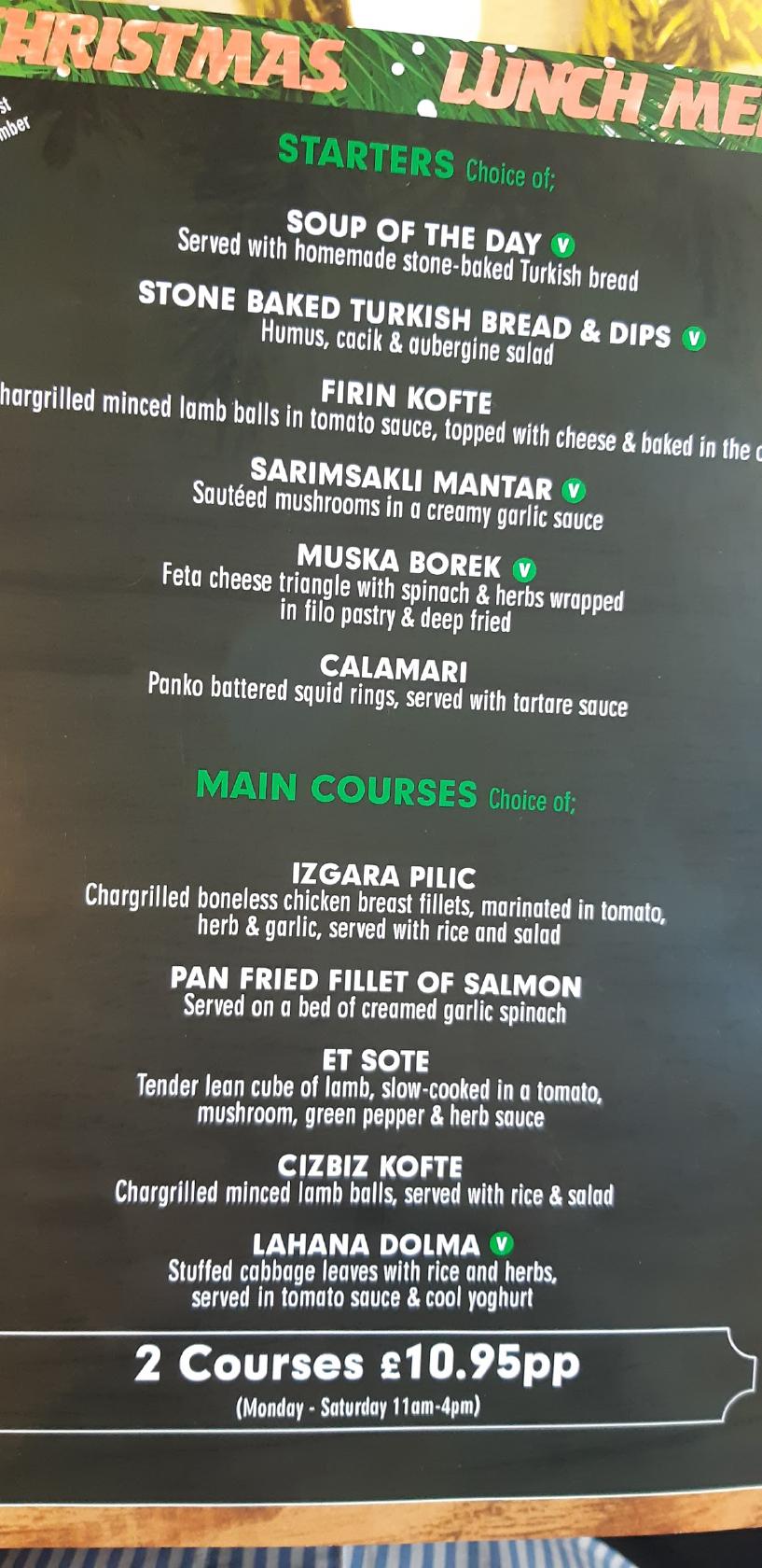 Menu at Istanbul Grill restaurant, Cheadle, 1-3 Gatley Rd