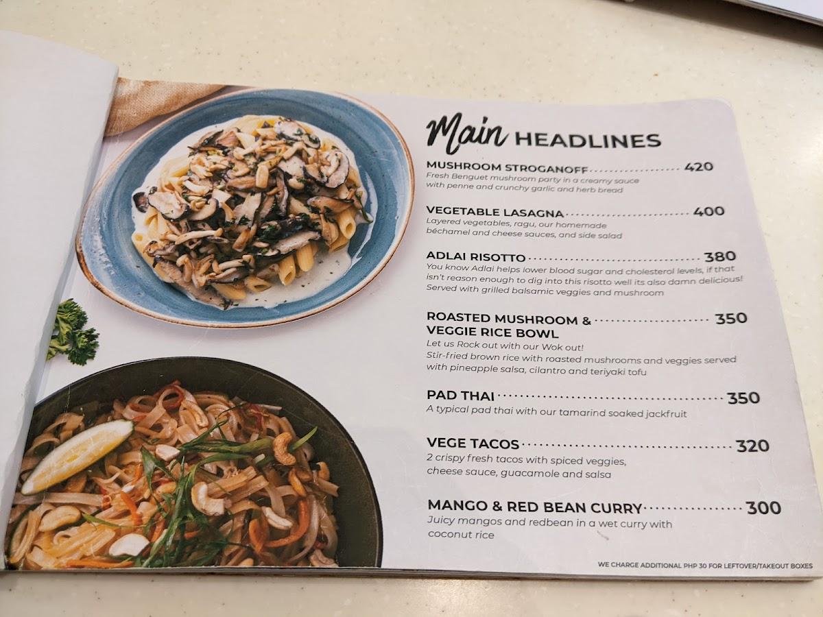 Menu at Shaka Cafe, Pasay