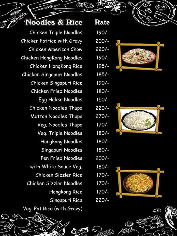 Menu at The Hot Kitchen, Varanasi, 7