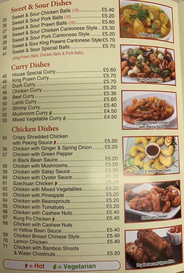 Menu at China Boy Chinese Takeaway restaurant, Hengoed
