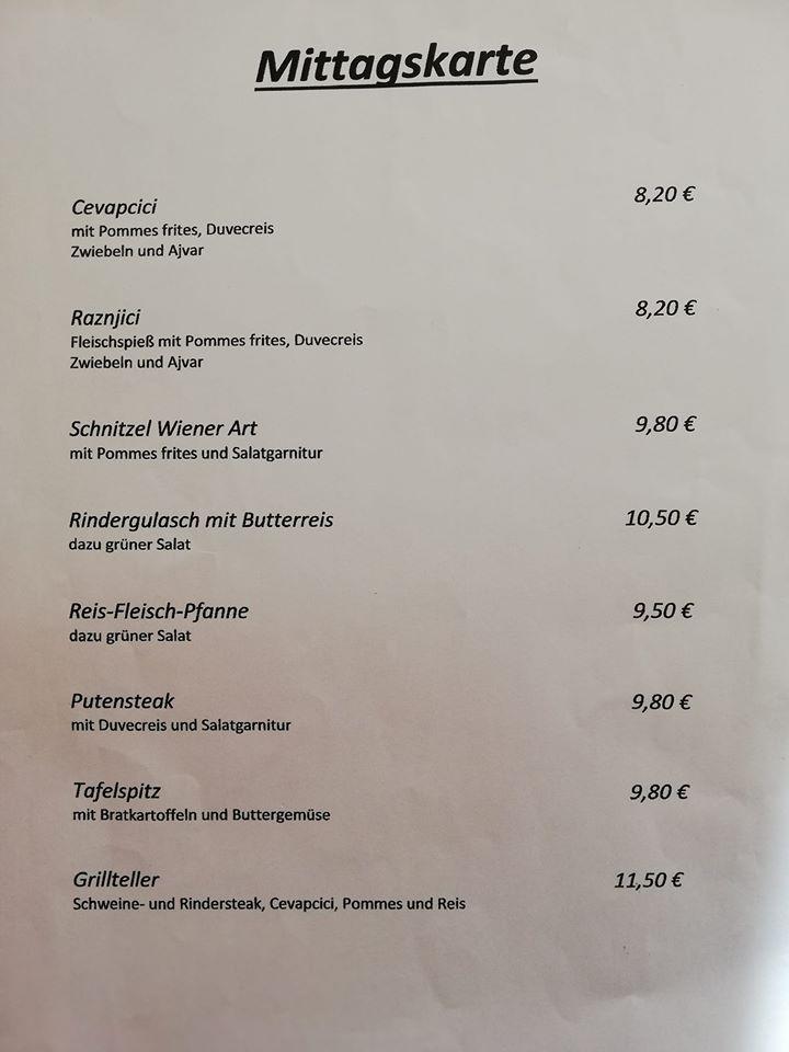 Speisekarte von Fiaker restaurant, Ravensburg