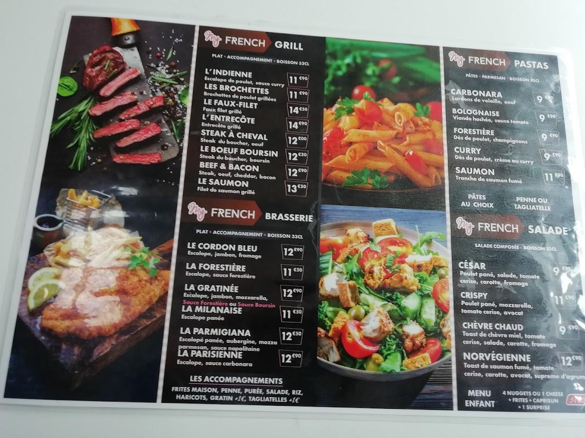 Menu au French Cantine - Villepinte 93 I Burger I Brasserie Halal I ...