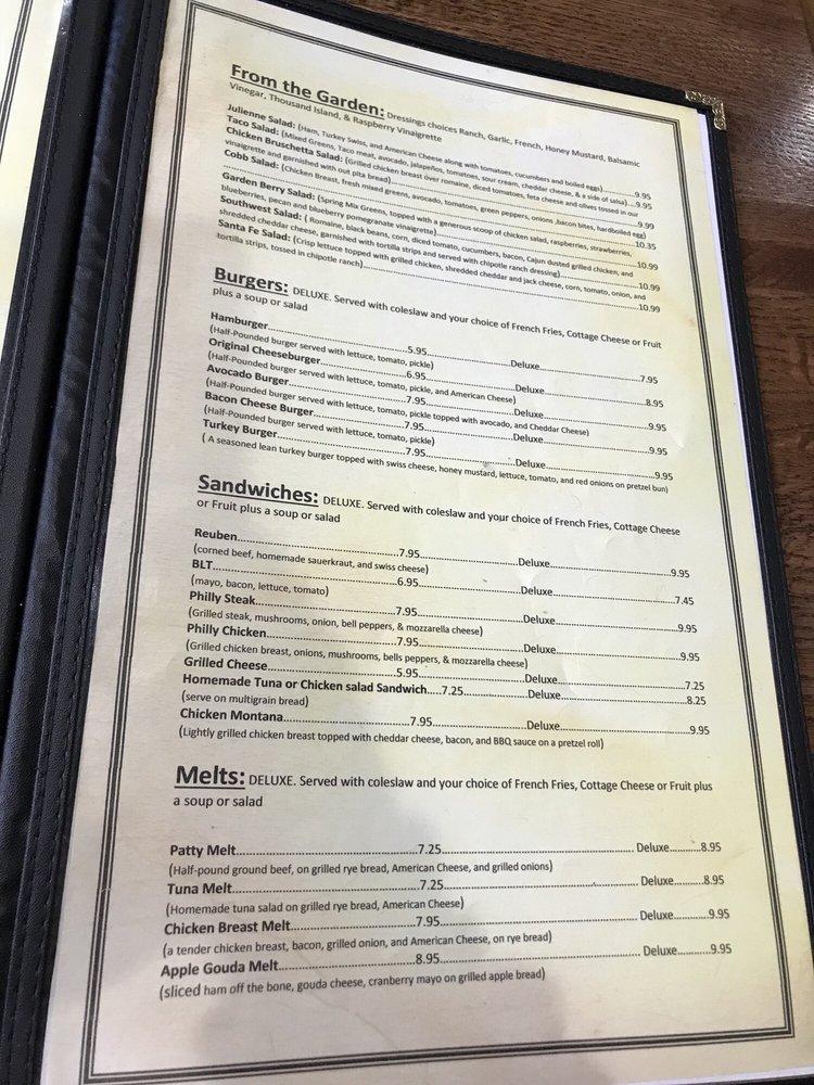 Menu at Garden Berry Cafe, Vernon Hills