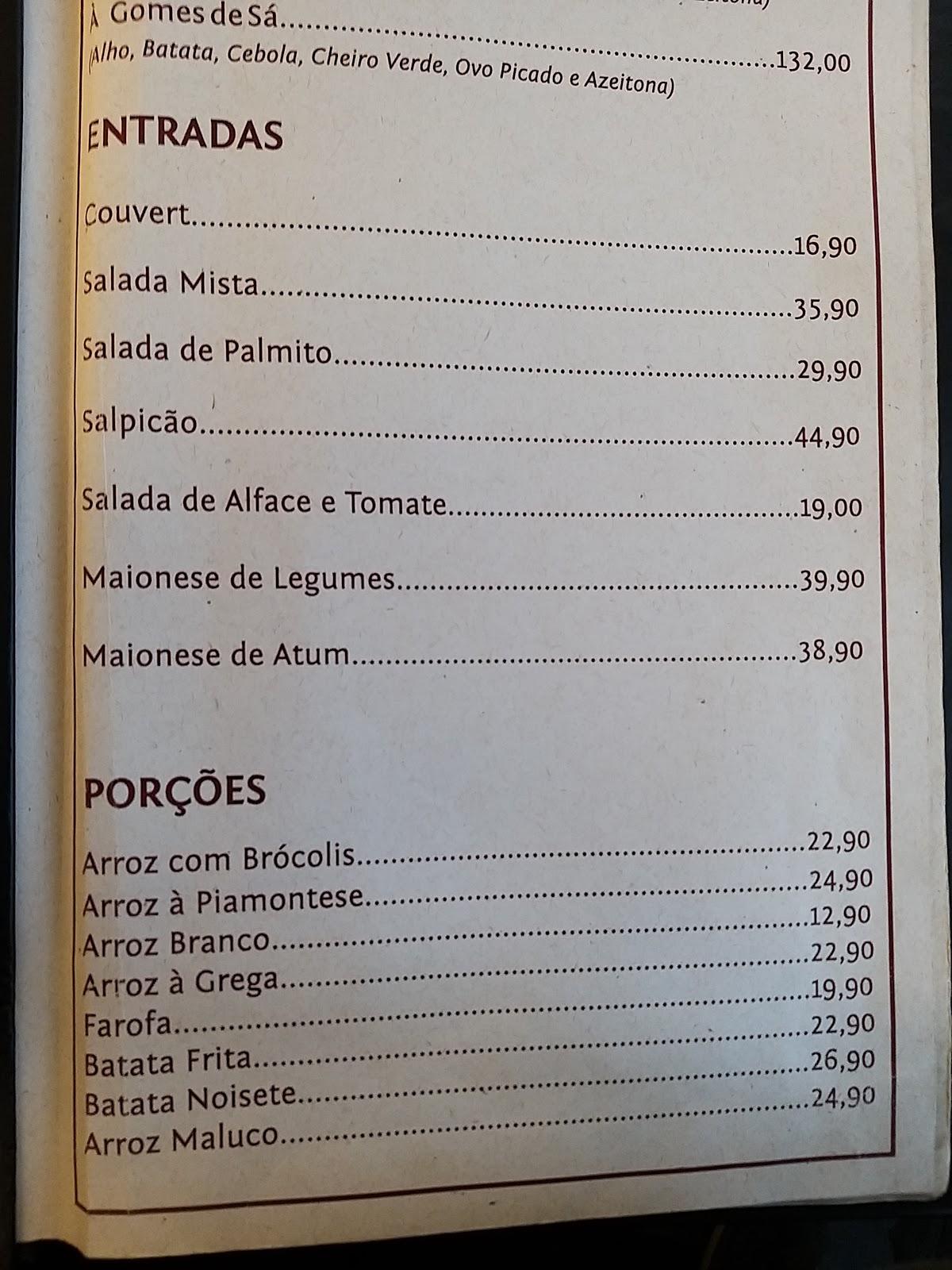 Menu em Matos Restaurante e Pizzaria, Volta Redonda