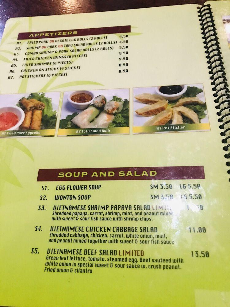 Menu at Pho BC restaurant, Lexington, 171 W Lowry Ln #168