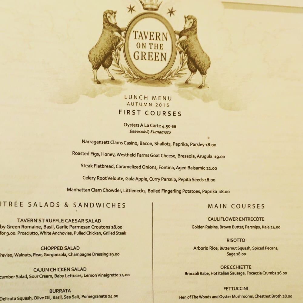 Menu at Gramercy Tavern pub & bar, New York City, 42 E 20th St