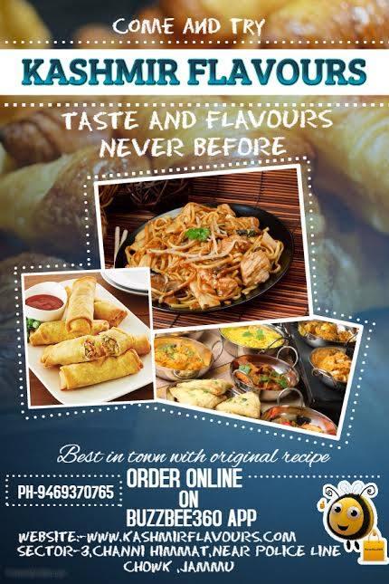 Menu at Kashmir Flavours Restaurant, Jammu, Sector-3