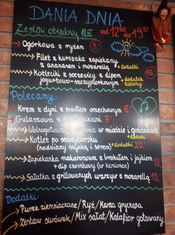Carta del restaurante Metrum Restobistro, Cracovia